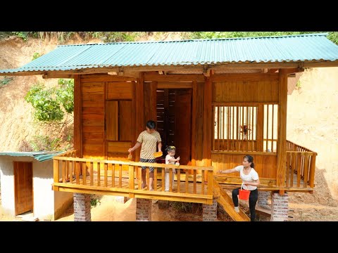 How to mix paint for a 2-storey wooden house simply - Cooking delicious food on the farm-Lý Thị Nhim