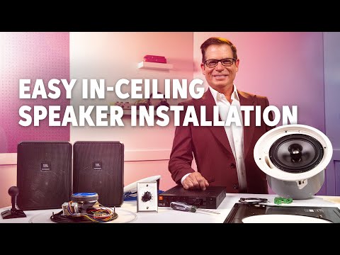 How to Install and Set Up In-ceiling Speakers
