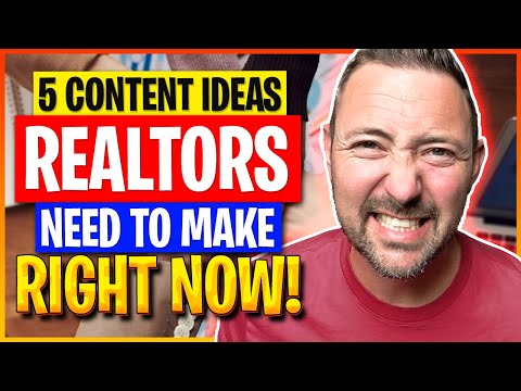 TOP 5 Content Ideas for Real Estate Agents