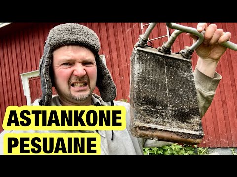 LÄMMITYSLAITTEEN KENNON PUHDISTUS ASTIANPESUKONE AINEELLA SISÄLTÄ JA PÄÄLTÄ