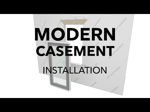 Marvin Modern Casement Window Frame Installation