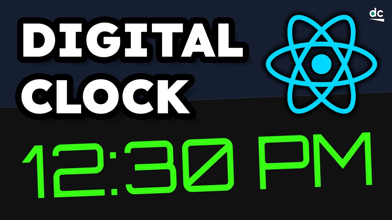 Easy Digital Clock with React & TypeScript - Small Project for Beginners