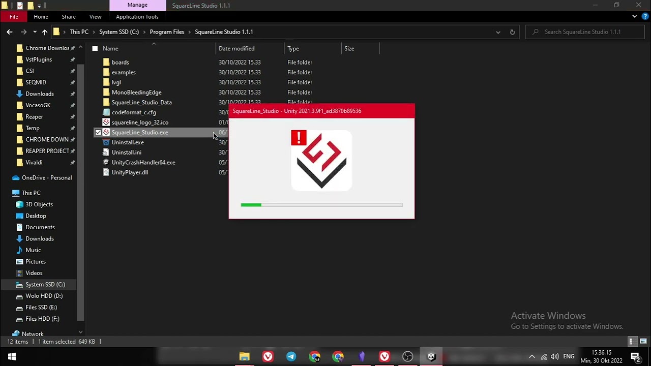 SquareLine Studio won't open - Bugs - Forum - SquareLine Studio