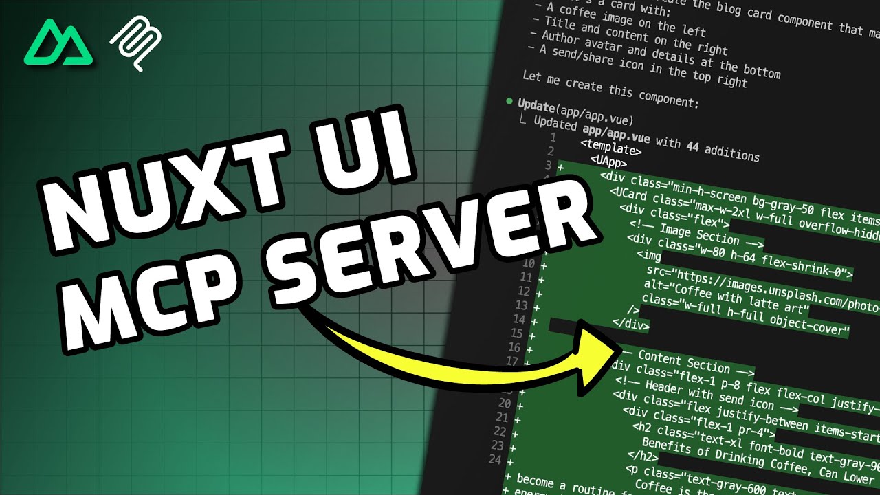 Nuxt UI's Model Context Protocol is here... Let's test it
