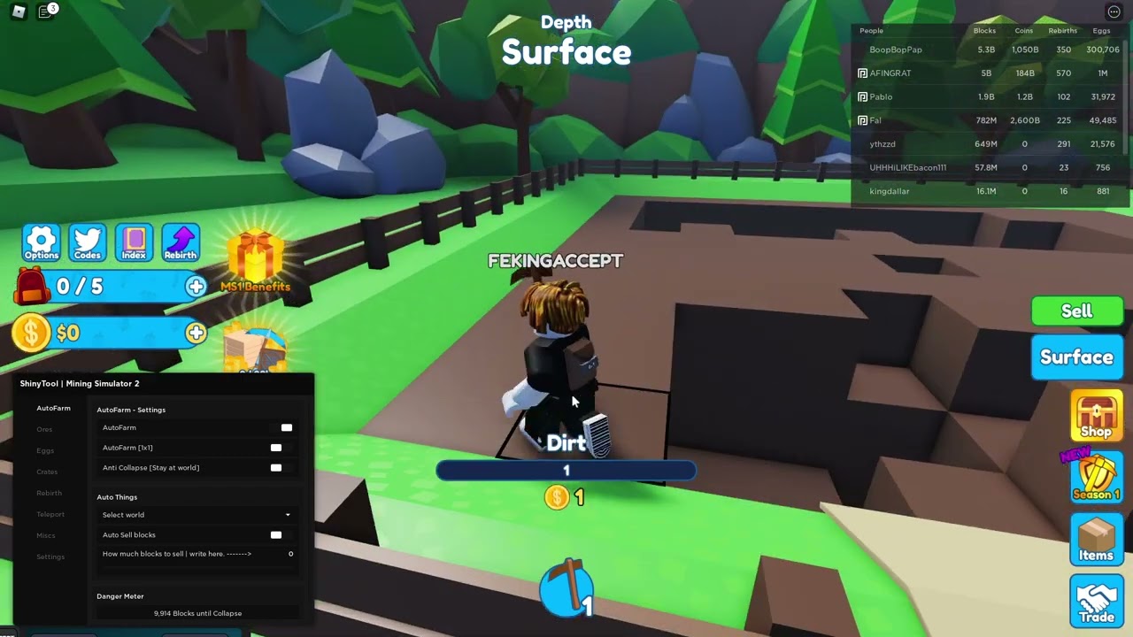 mining simulator 2 op script