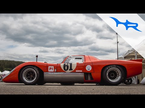 1969 McLaren M6GT In Action at Spa Francorchamps (Raw Sound)