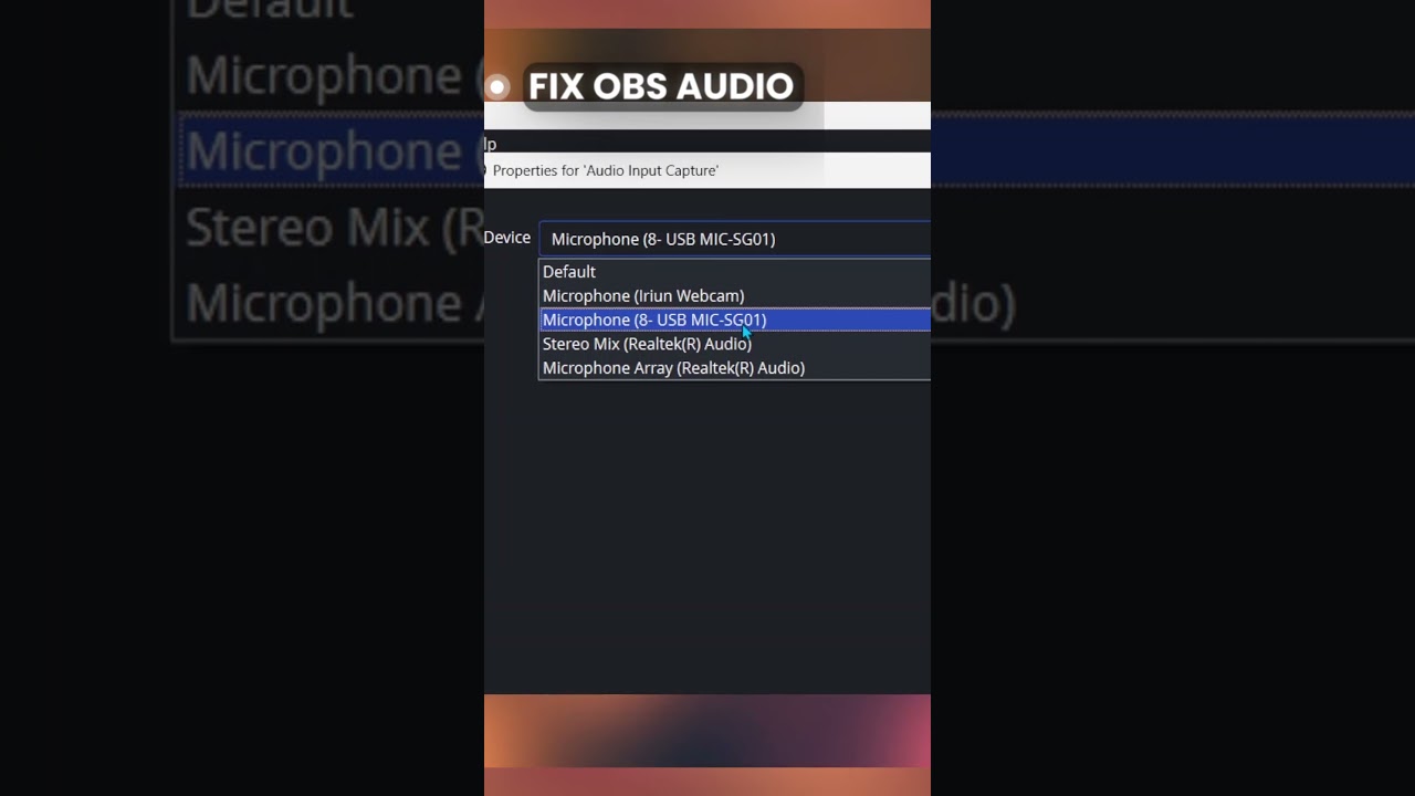 Fix OBS Desktop Audio Not Working Now!