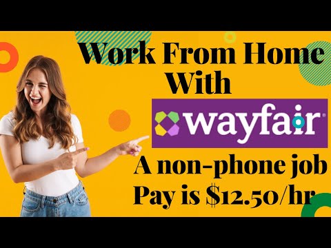 Work From Home With Wayfair