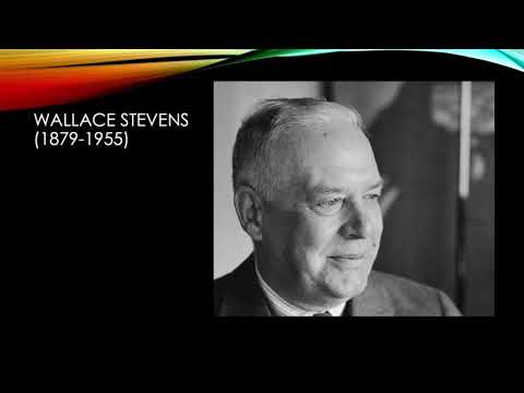 POETRY OF WALLACE STEVENS (1879–1955) – Comments on Culture
