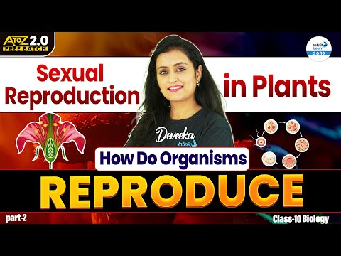 Sexual Reproduction in Plants🌱 || How Do Organisms Reproduce Part 3 || Class 10 Biology || LIVE