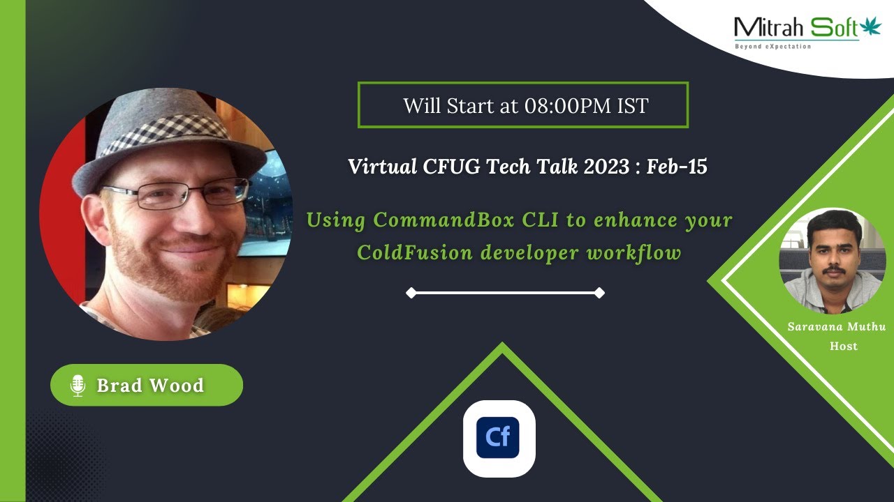 Using CommandBox CLI to enhance your ColdFusion developer workflow, Brad Wood CFUG Tech Talk Feb2023