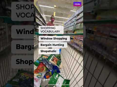 Shopping Vocabulary You Need To Know🎯 | Learn with ESL
