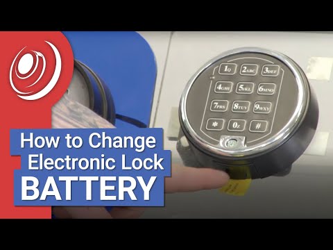 How to Change the Battery in an AMSEC, S&G, or LaGard Electronic Safe Lock