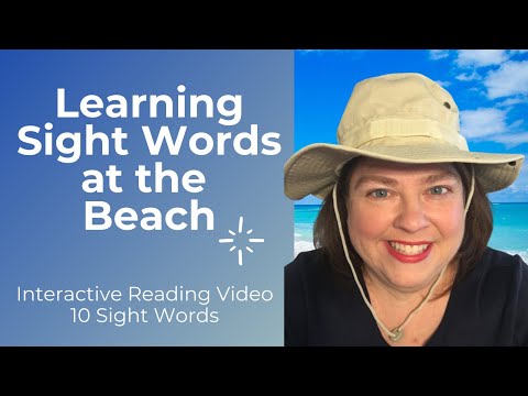 Sight Words for Kids: Collect Shells at the Beach (sight word fluency)