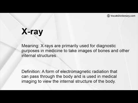 X-ray Meaning