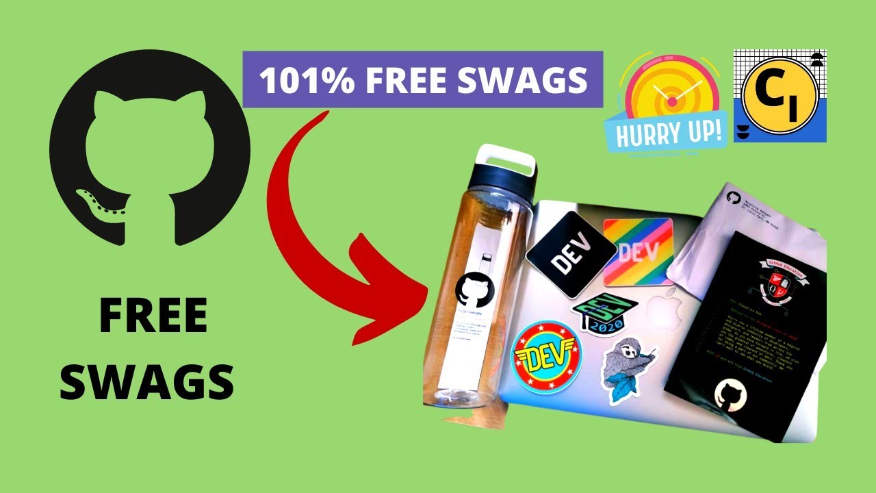 101% FREE GitHub Swags | Github goodies | Github Graduation 2022 | How to get swags | Course Intern