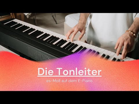Es-Moll Tonleiter Klavier (Piano)