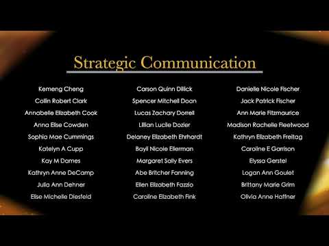 Presenting the Class of 2023: Bachelor of Journalism with an emphasis in Strategic Communication