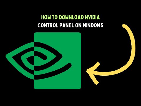 How To Download Nvidia Control Panel On Windows 11