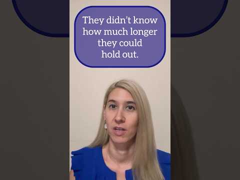 Learn English Phrasal Verbs- 282: HOLD OUT #shorts