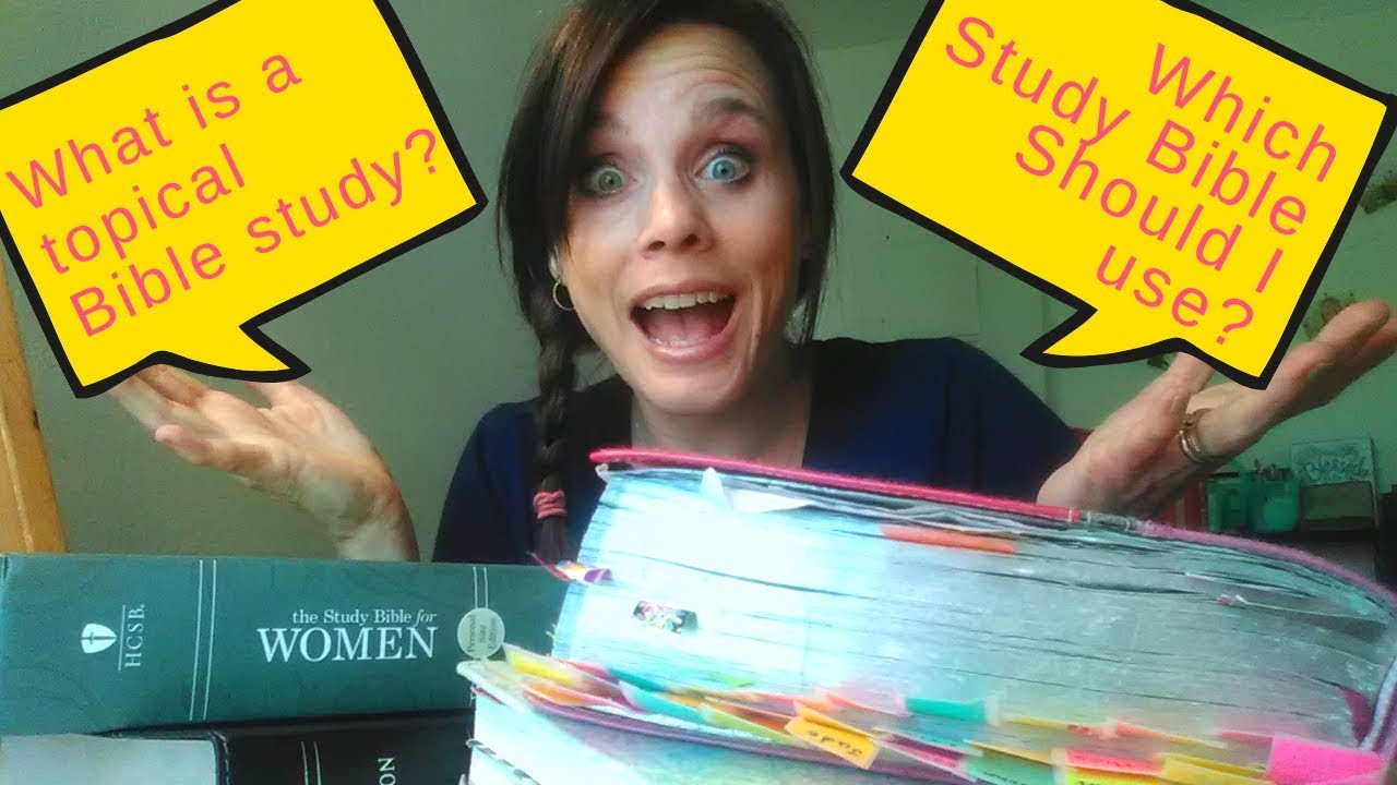 How to do a TOPICAL BIBLE STUDY (forgiveness) & Study Bible Features Review