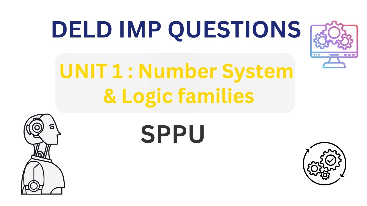 🔥 DELD Unit 1 IMP Questions | Number System & Logic Families | SPPU | Most Repeated Exam Questions