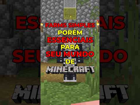 FARMS SIMPLES E ESSENCIAIS PARA SEU MUNDO NO MINECRAFT