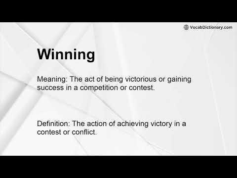 Winning Meaning
