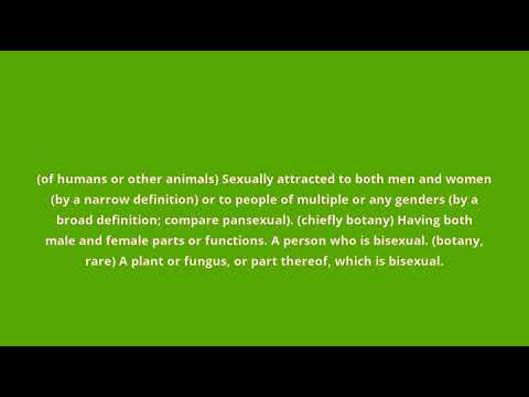 what is the meaning of bisexual