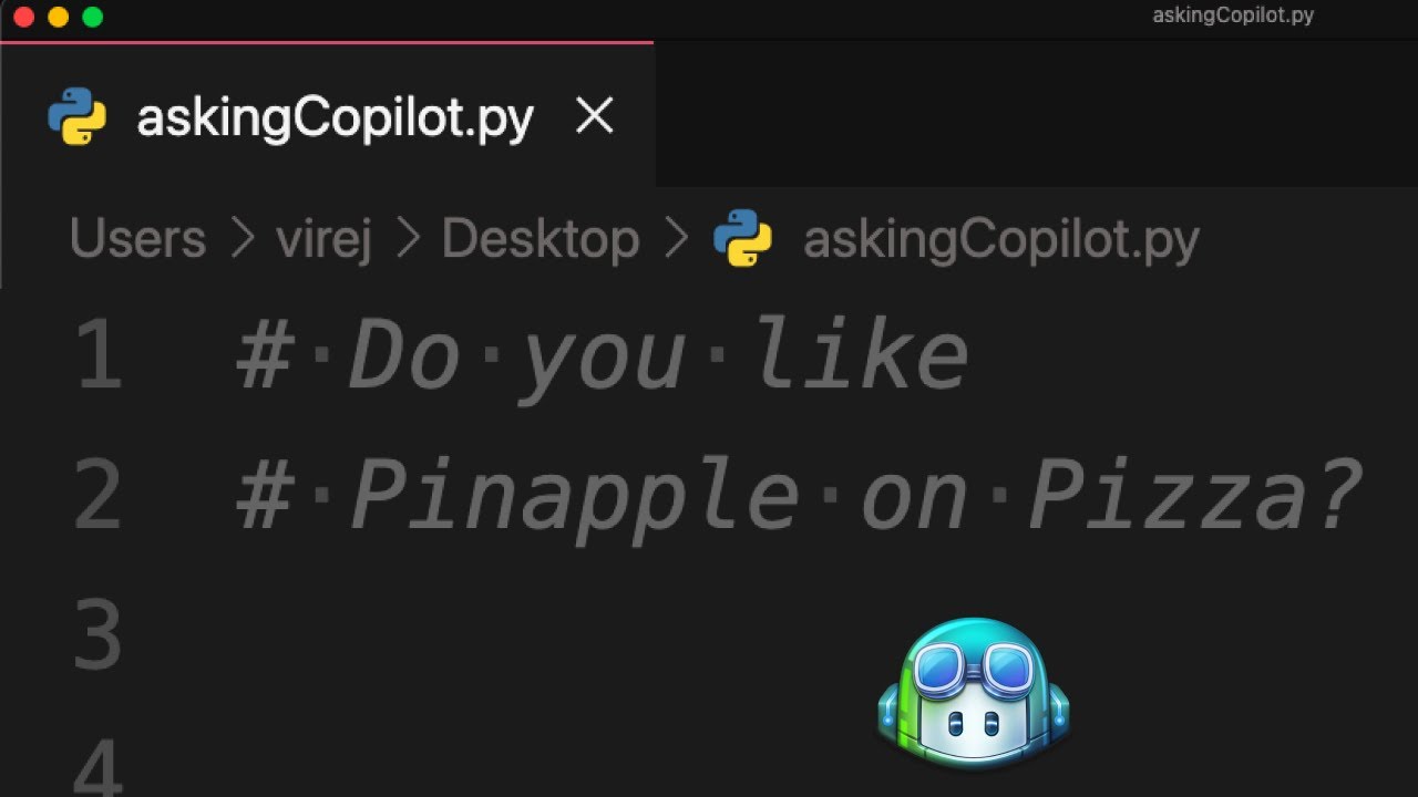 Does Github Copilot like Pineapple on Pizza?