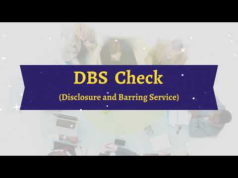 DBS Checks (Disclosure and Barring Service)