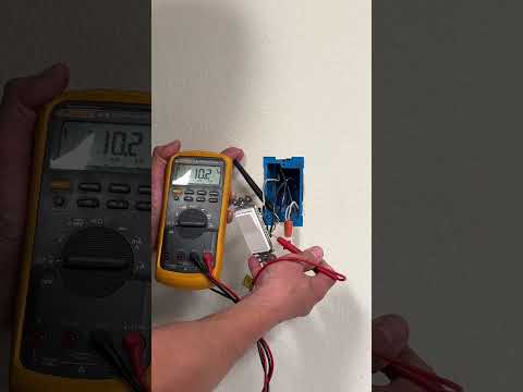Learning how to identify wires with a multimeter! #lider #howto #electrical #electrician