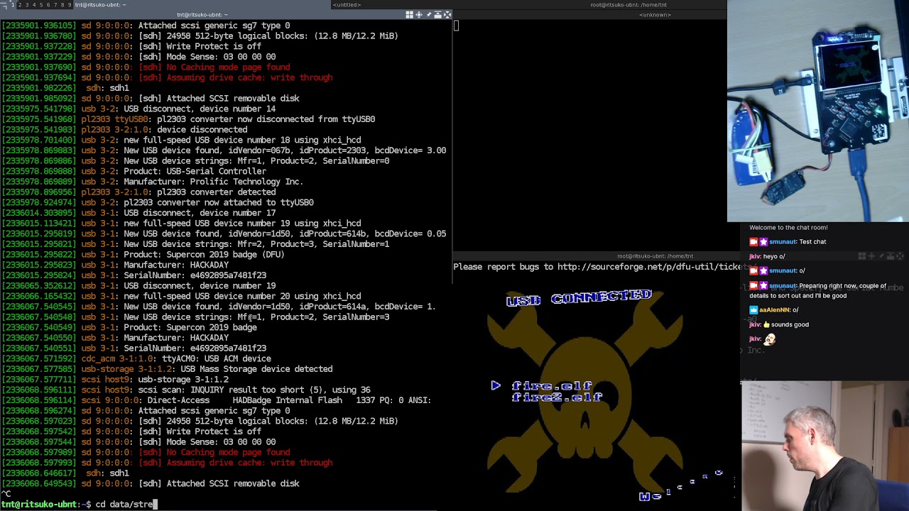 [stream] Initial port of DooM to the Hackaday Superconference FPGA Badge