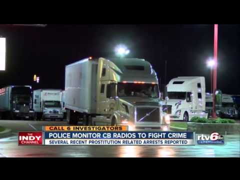 Truck stop hookers make deals on CB radios as Indianapolis police listen
