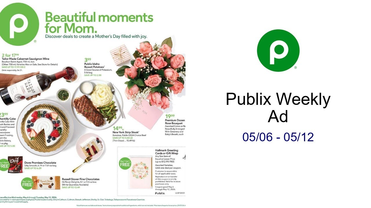 Publix Weekly Ad 05/06 - 05/12