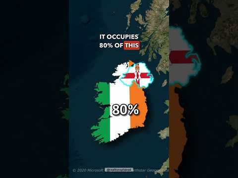 Did You Know That Ireland...🤔🇮🇪 #shorts #geography #maps #ireland #countries