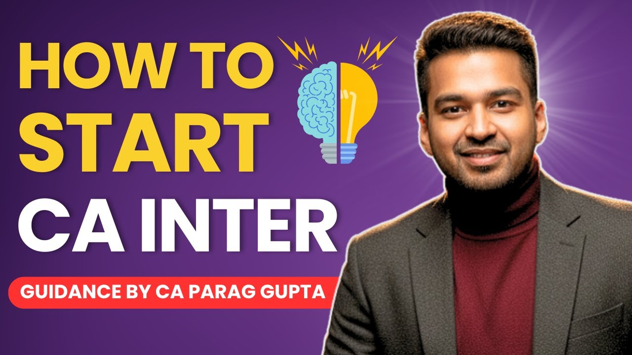 How to start CA Inter after clearing CA Foundation ? Target Sep 2026