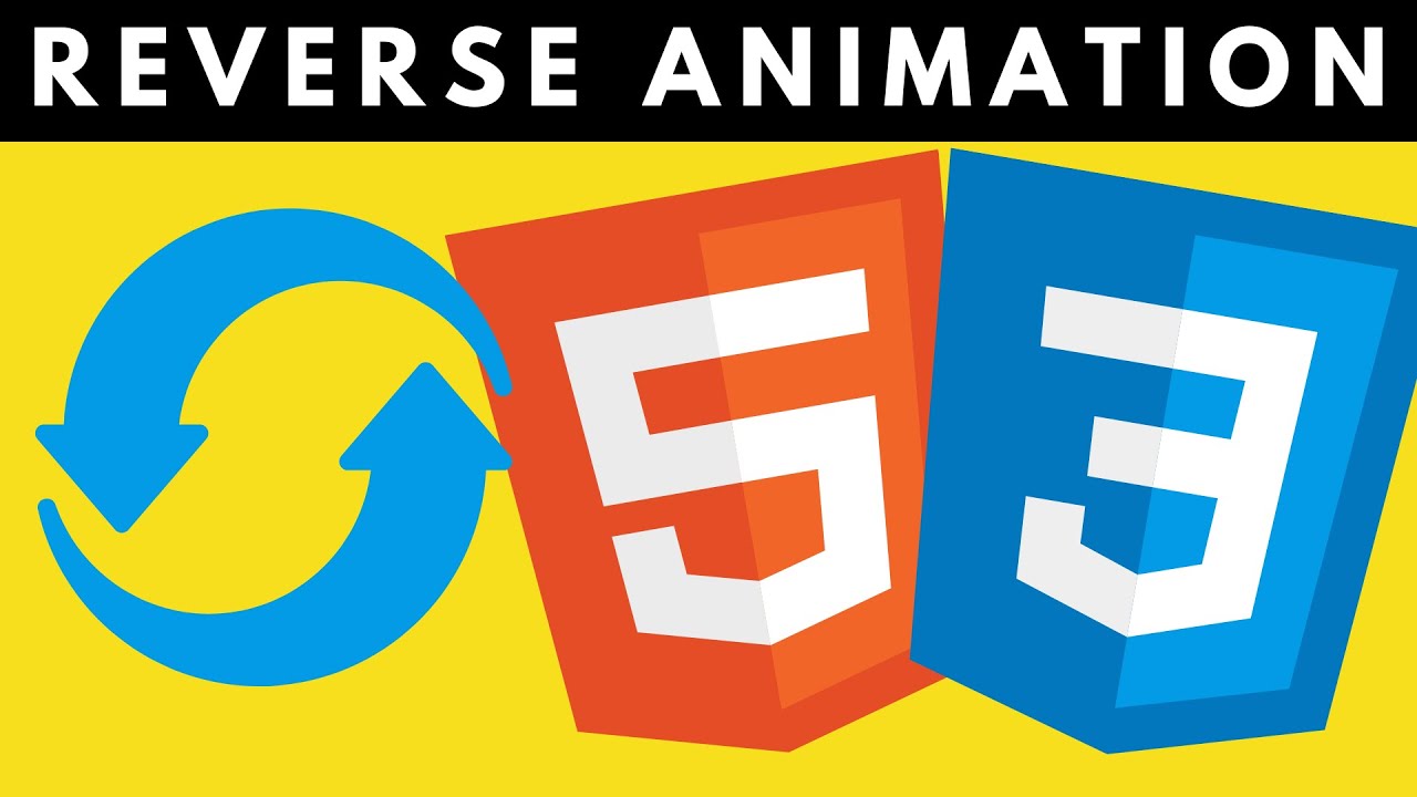HTML CSS Animations | Reverse Mobile Menu Navbar
