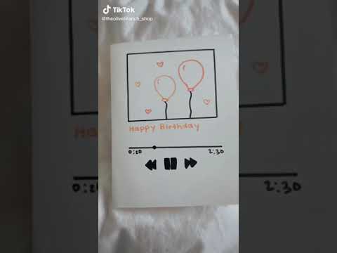 Aesthetic birthday card idea!!✌
