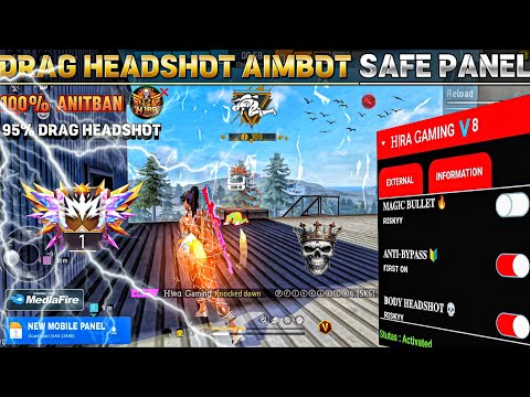 NEW FF ANTIBAN🔺DRAG HEADSHOT + MAGIC BULLET PANEL 100% SAFE & WORKING 🔥