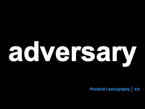 Adversary Definition