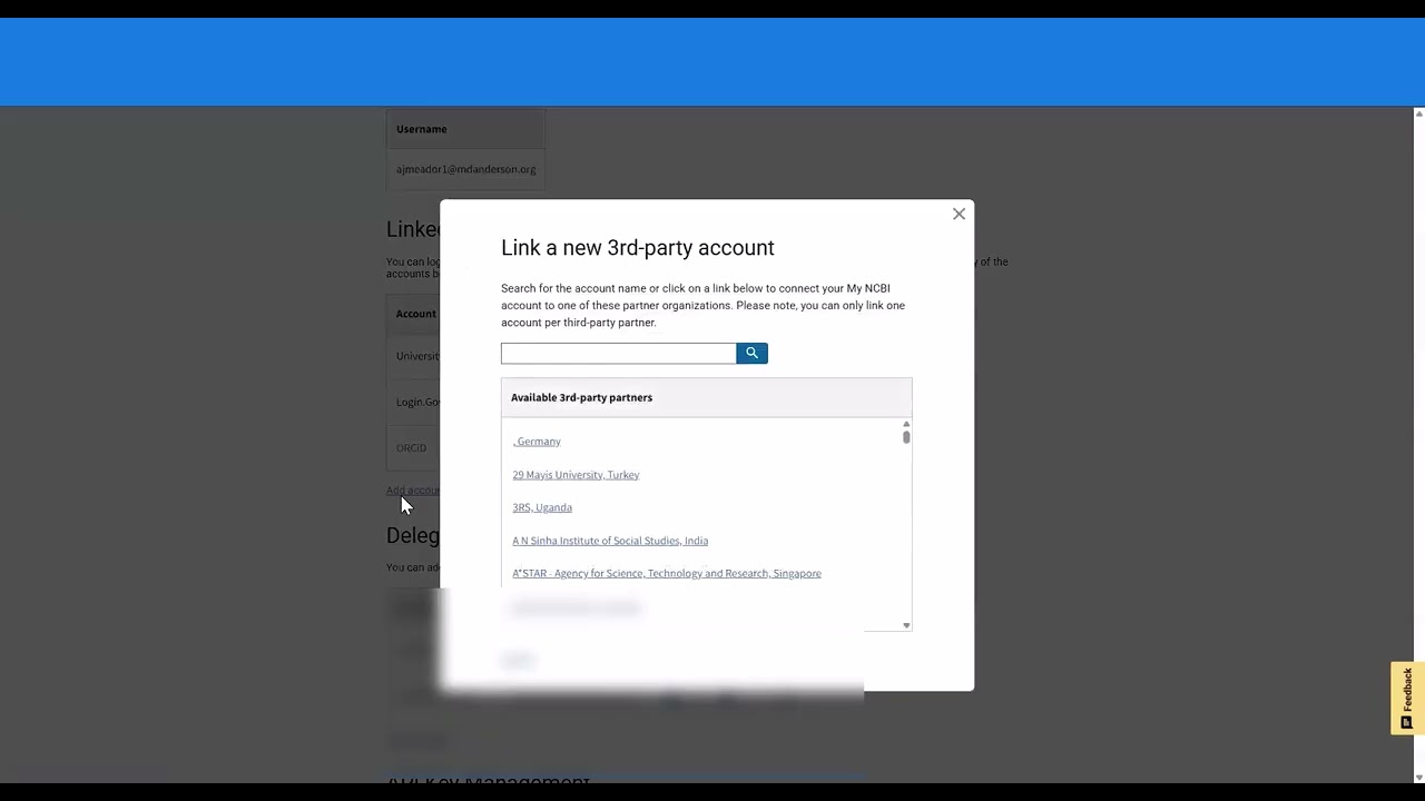 ORCID/NCBI Linking (Jan. 2026)