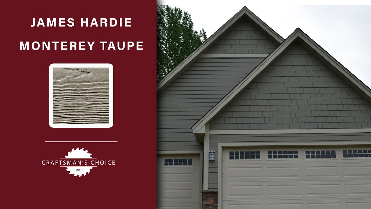 James Hardie Monterey Taupe  Siding Color Design Ideas & Project Examples