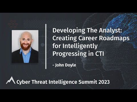 Developing The Analyst: Creating Career Roadmaps for Intelligently Progressing in CTI