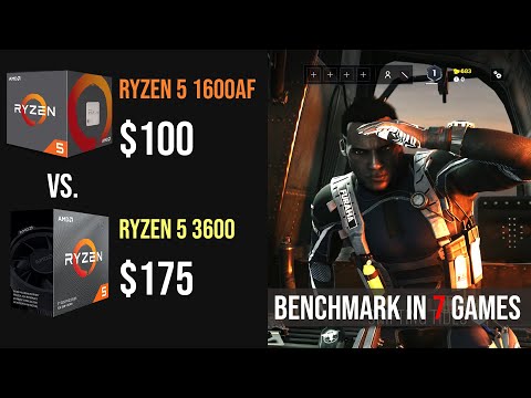 Ryzen 5 1600 AF vs Ryzen 5 3600 test in 7 games 1080p