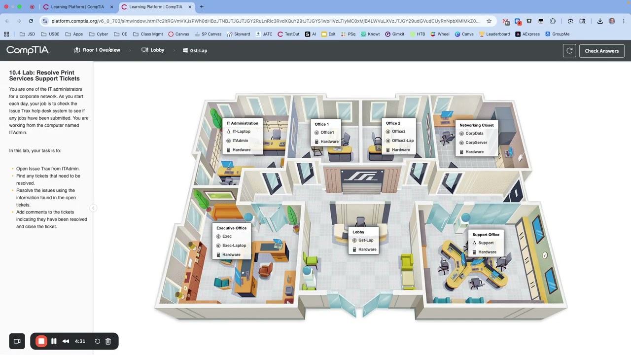 10.4 Lab Resolve Print Services Support Tickets