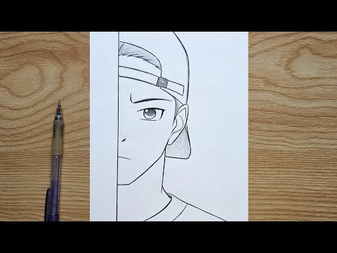 Easy Anime Drawing | How To Draw Anime Step By Step | Anime Drawing For Beginners Tutorial