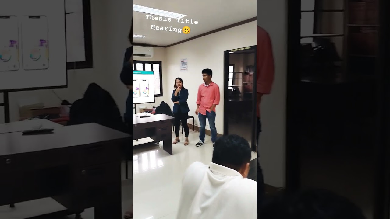 Thesis Title Hearing | Buti na approved na!