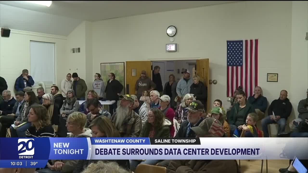 Saline Township residents raise concerns, anger against incoming data center