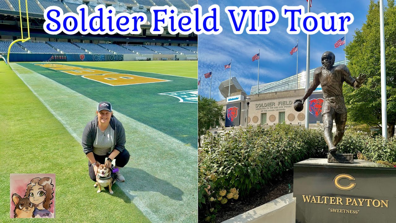 Soldier Field VIP Tour | On The Field Access! Go Inside The Media Control Room And More!